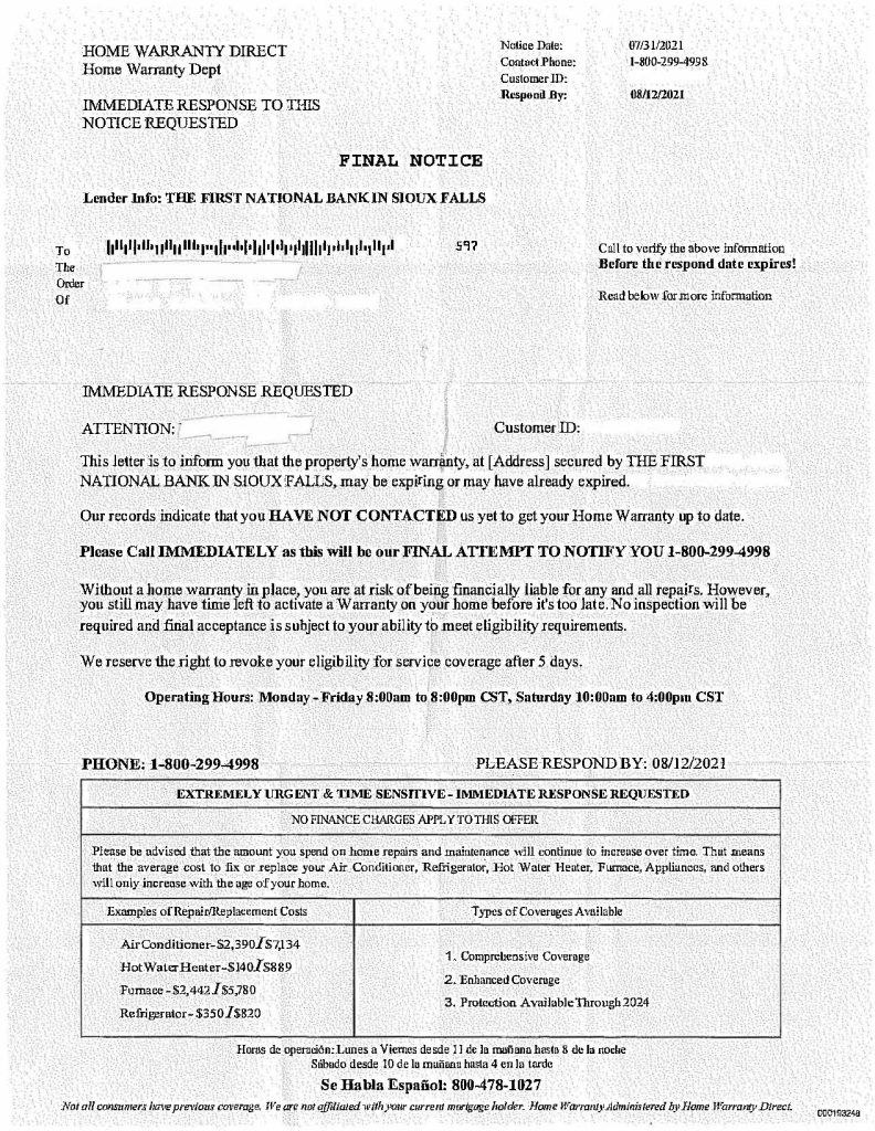Mortgage Scams - The First National Bank in Sioux Falls