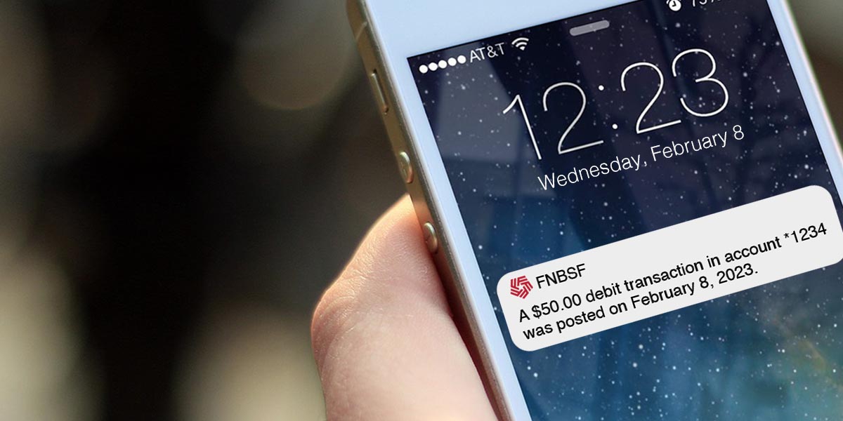 Account Alerts - The First National Bank in Sioux Falls