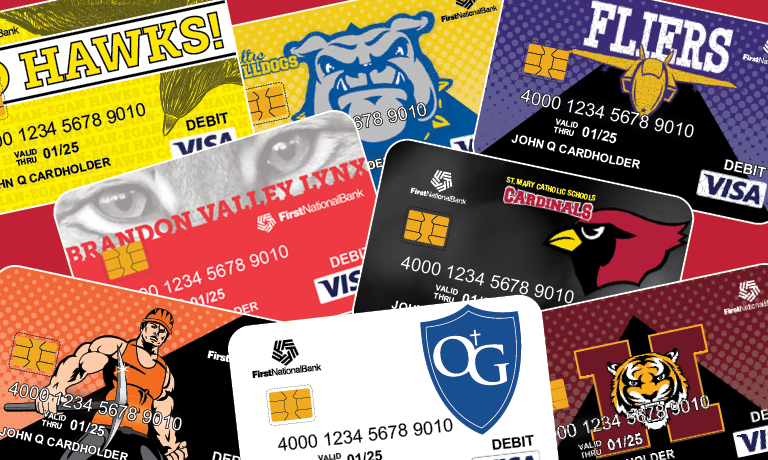 Community Card Options - The First National Bank in Sioux Falls